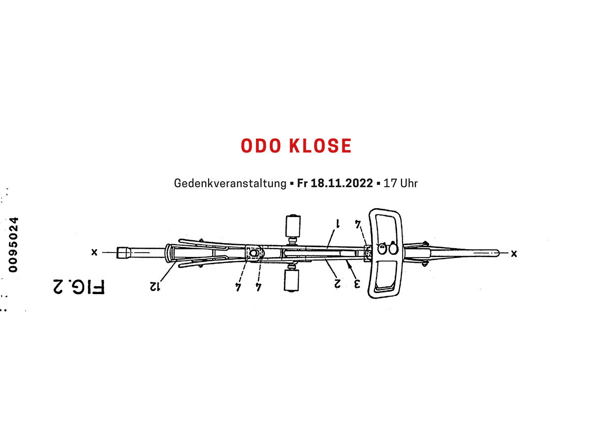 Odo Klose – eine Ausstellung und Gedenkfeier der Fakultät für Design ...